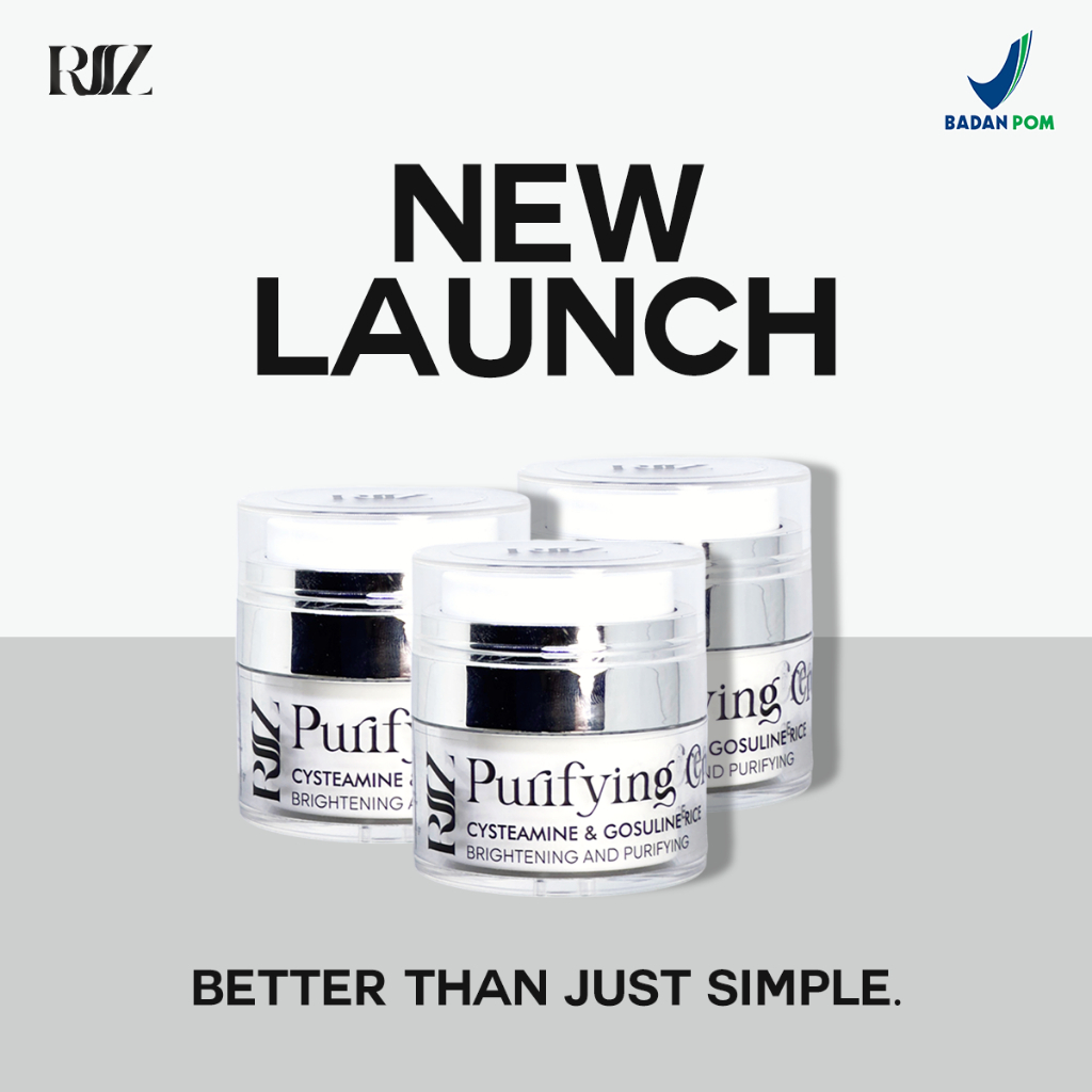 Jual PURIFYING CREAM BY RIIZ | BRIGHTENING AND PURIFYING | Cysteamine ...