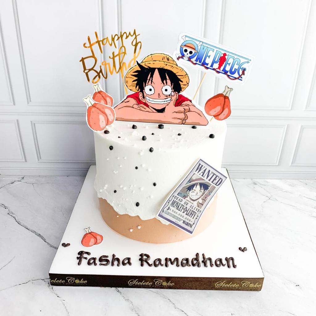 Jual Kue Ulang Tahun/Birthday Cake/Kue Ultah Tema One Piece/Kue Birthday Jakarta/One Piece Cake ...
