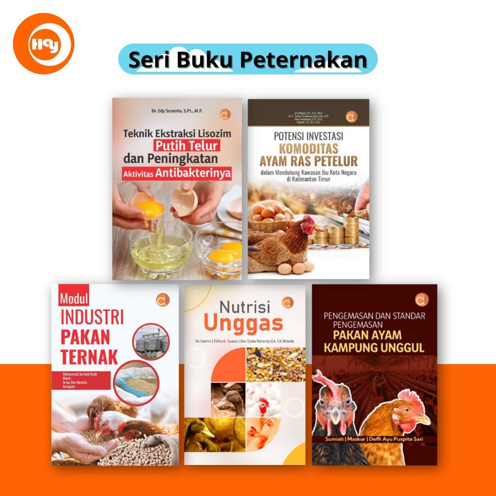 Jual Buku Peternakan | Teknik Ekstraksi Lisozim Putih Telur,Modul Industri Pakan Ternak ...