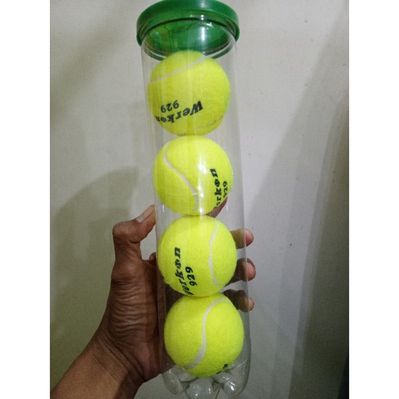 Jual satu botol isi 4 bola Tennis/kasti | Shopee Indonesia