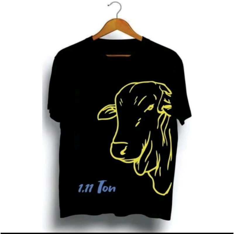 Jual KAOS SAPI 1.11 TON SILUET SAPI KUNING | Shopee Indonesia