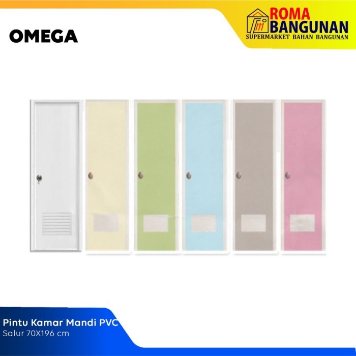 Jual Omega Pintu / Pintu Kamar Mandi PVC Polos Putih | Shopee Indonesia