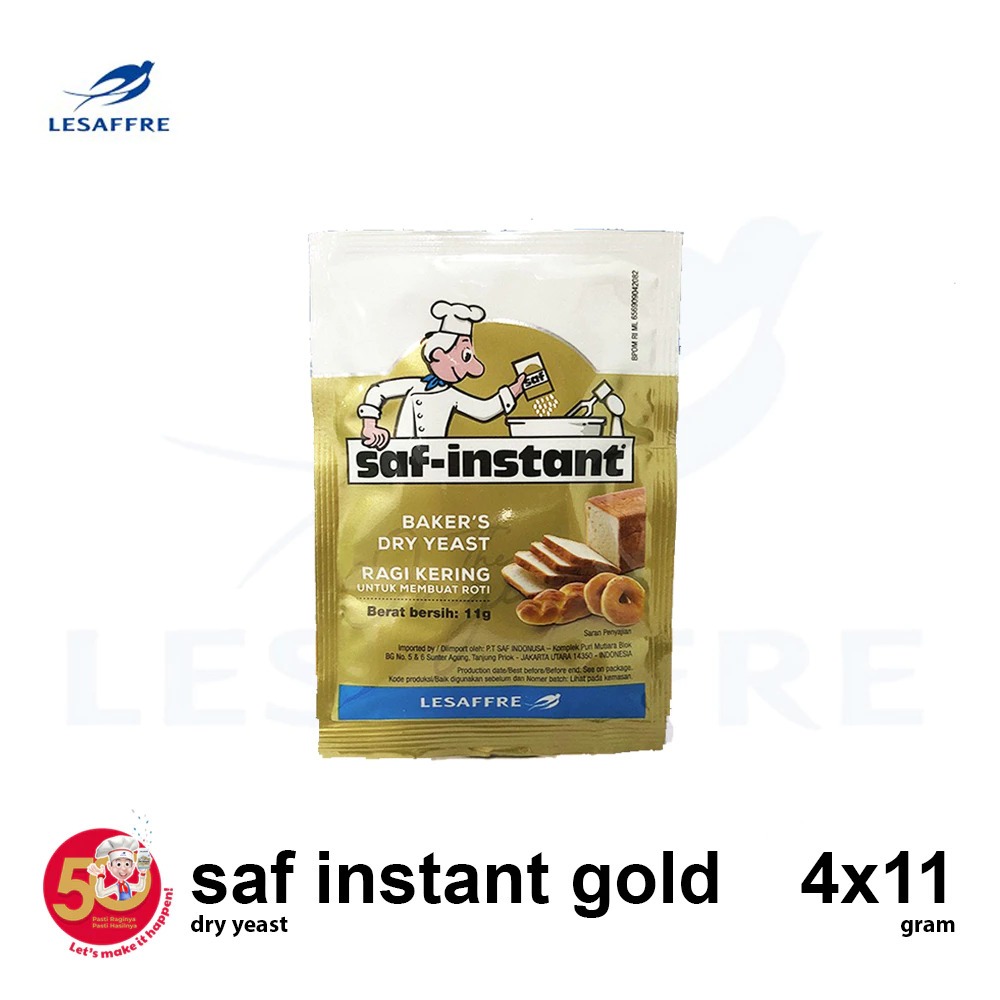 Jual Ragi Kering Instant / SAF INSTANT GOLD (4 x 11gr) | Shopee Indonesia