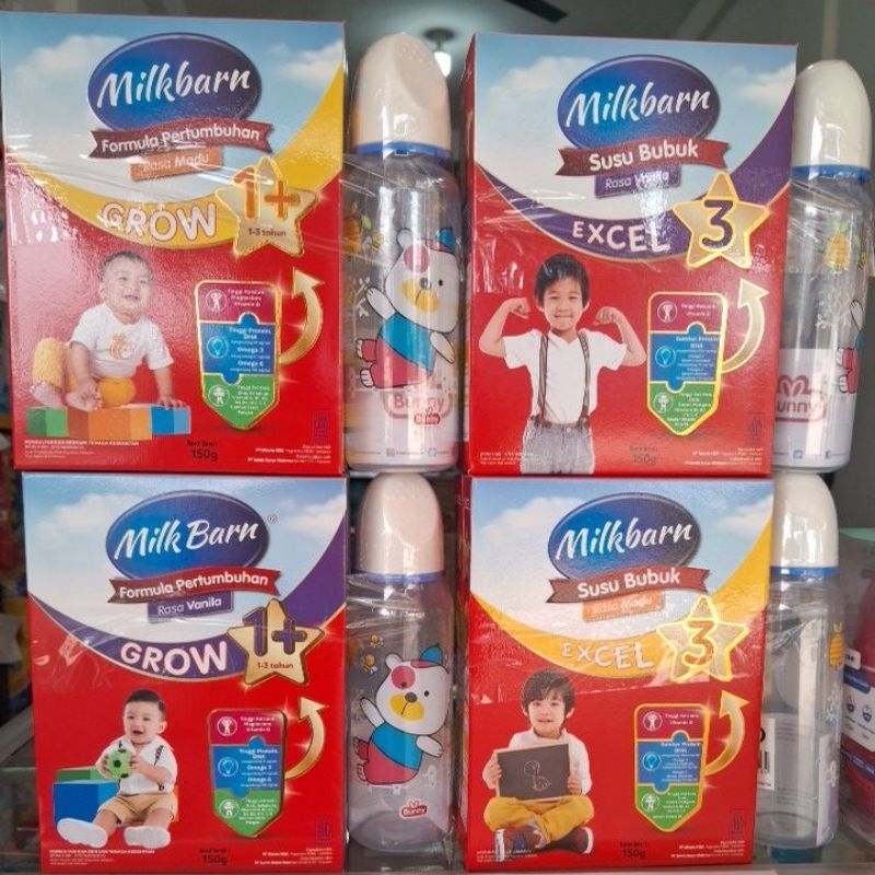 Jual PROMO Susu Formula Milk Barn 1+ 3+ 150gr BELI SUSU BONUS BOTOL ...