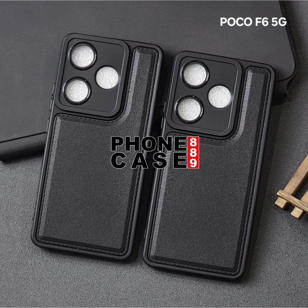 Jual POCO F6 5G CASE LEATHER PRO BLACK CASE BLACK POCO F6 5G | Shopee ...
