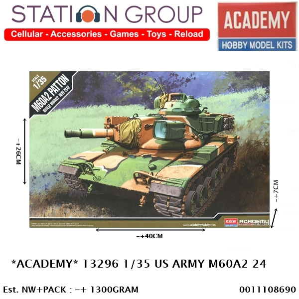 Jual ACADEMY 13296 1 35 US ARMY M60A2 24 - MODEL KIT | Shopee Indonesia
