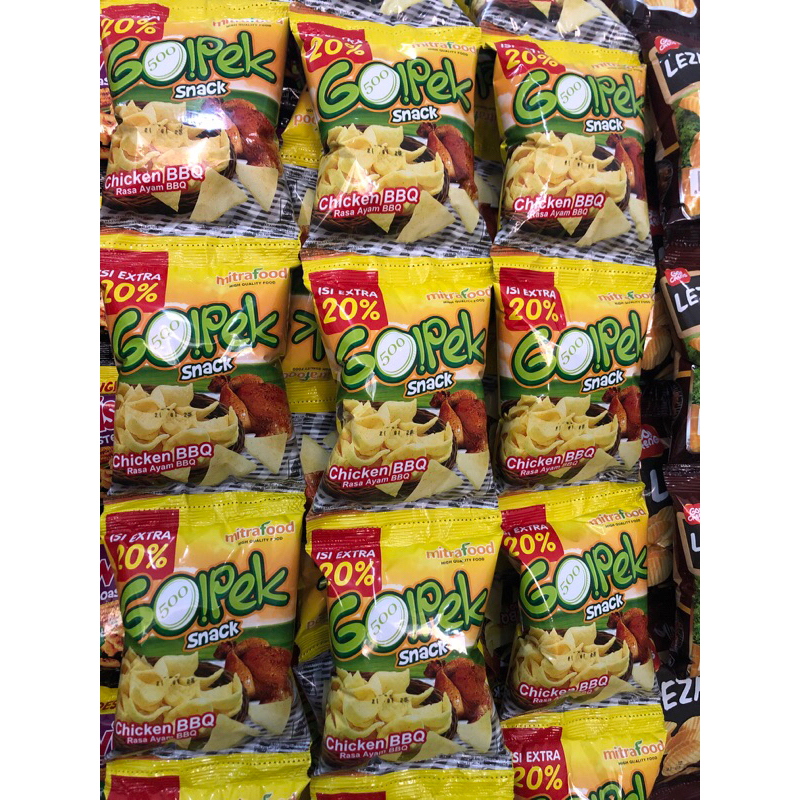 Jual [GOPEK] Snack Rasa Ayam BBQ 1000-an 12 Gram (1 Rtg isi 10 Pcs ...