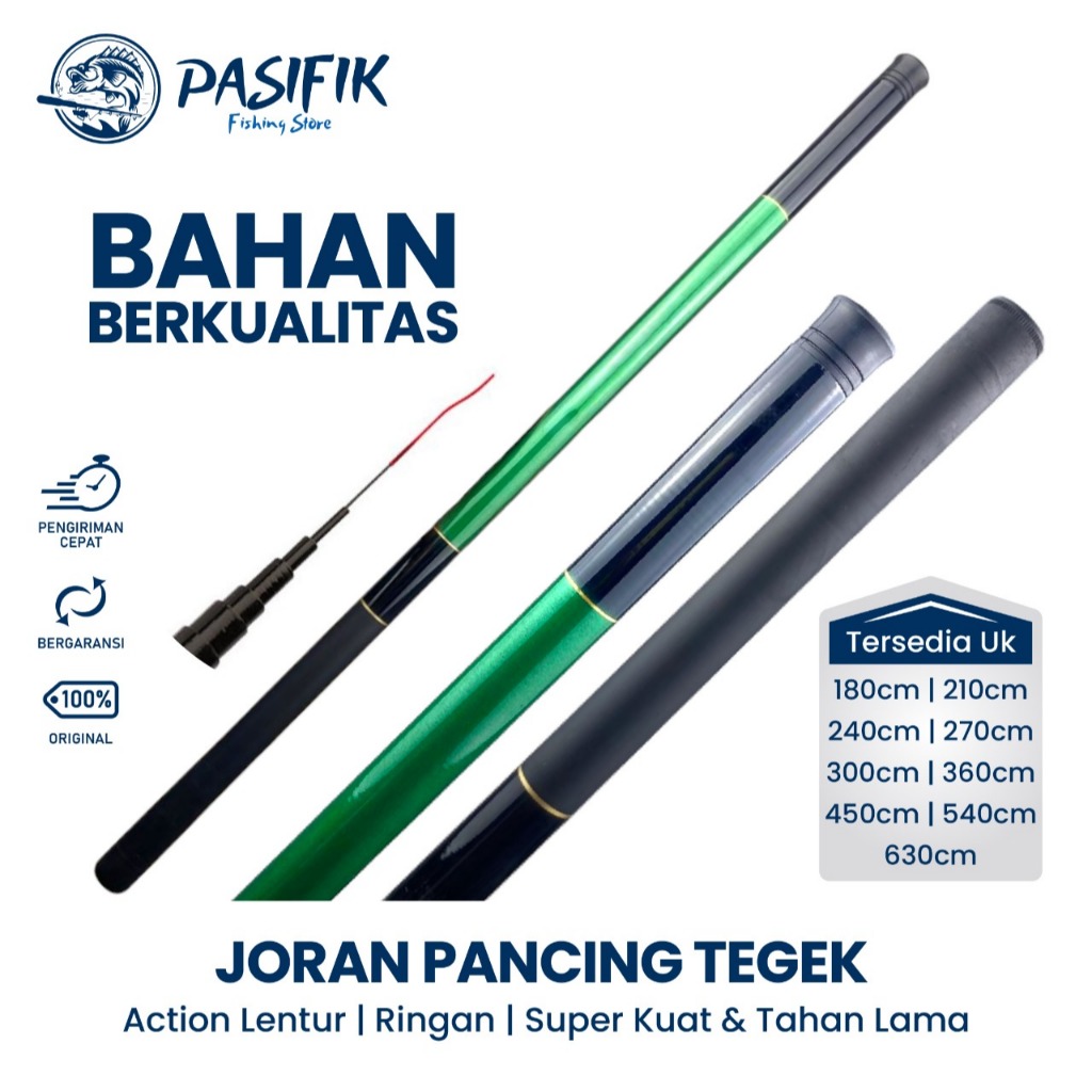 Jual Pusat Alat Pancing - Joran Tegek Action Lentur Ukuran Panjang 1 ...
