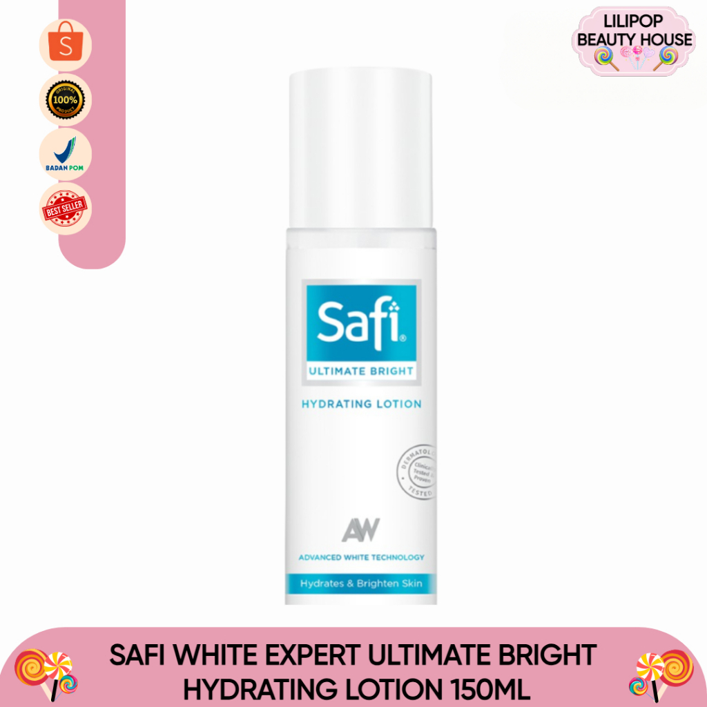 Jual SAFI WHITE EXPERT ULTIMATE BRIGHT HYDRATING LOTION 150ML - WHITE ...