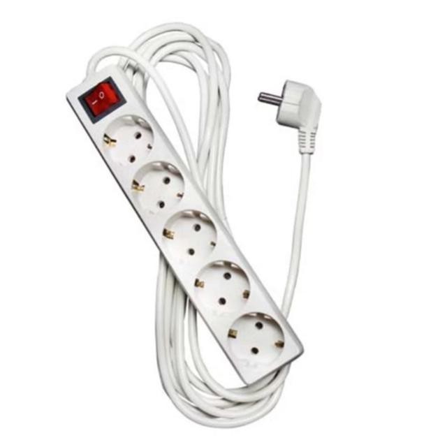 Jual Colokan Listrik Universal 5 Lubang 5 Meter Saklar #GARANSI1TAHUN ...