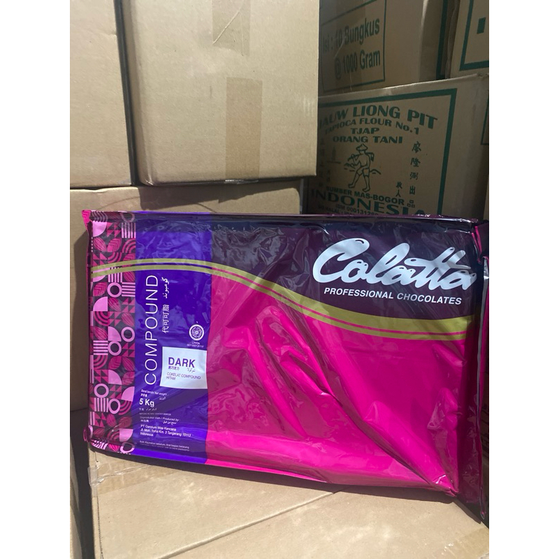 Jual COKLAT COLATTA COMPOUND 5 Kg | COKLAT BLOK COLATTA | Shopee Indonesia