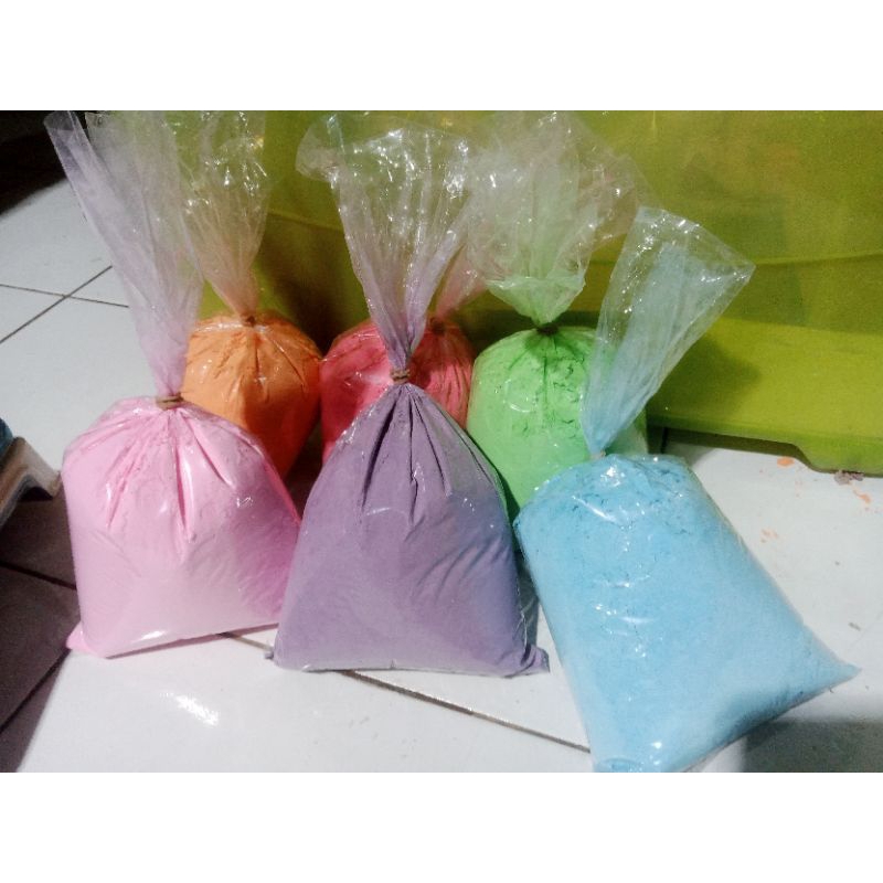 Jual Holly Powder Color Run WARNA MERAH 1/2 KG (500 gram) | Shopee ...