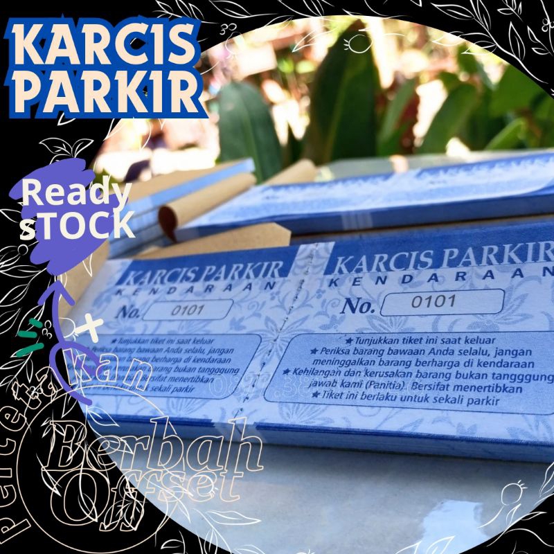 Jual Cetak karcis parkir motor dan mobil | Shopee Indonesia