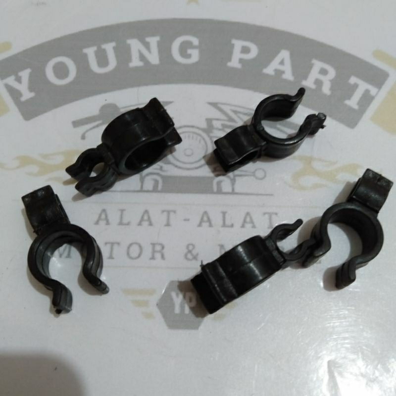 Jual Plastik Klem Klip Dudukan Selang kabel Busi Pipa dll diameter ...