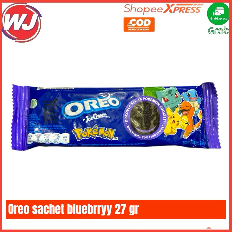 Jual OREO SACHET BLUEBERRRY 27 GRAM | Shopee Indonesia