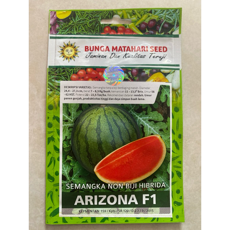 Jual BIBIT BENIH SEMANGKA NON BIJI HIBRIDA ARIZONA F1 ISI 5 BUTIR MERK ...
