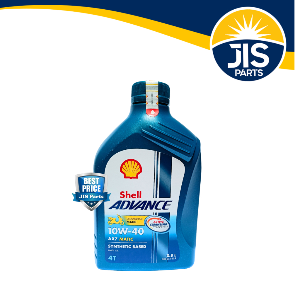 Jual OLI SHELL ADVANCE AX7 SCOOTER MATIC 4T SAE 10W-40 0.8L 800ML ...