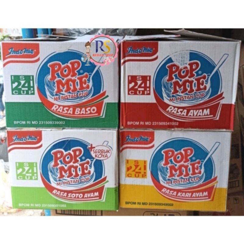Jual POP MIE 1 DUS VARIAN RASA | Shopee Indonesia