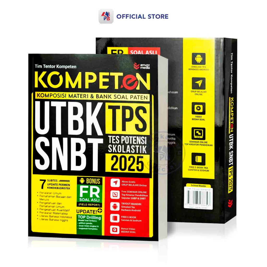Jual Buku UTBK SNBT TPS 2025 / Kompeten UTBK SNBT TPS 2025 - 7 Subtes ...
