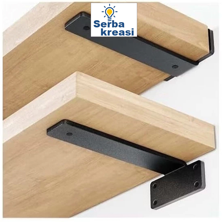 Jual Braket Rak Siku Penyangga Papan / Bracket Rak Siku Ambalan / Rak ...