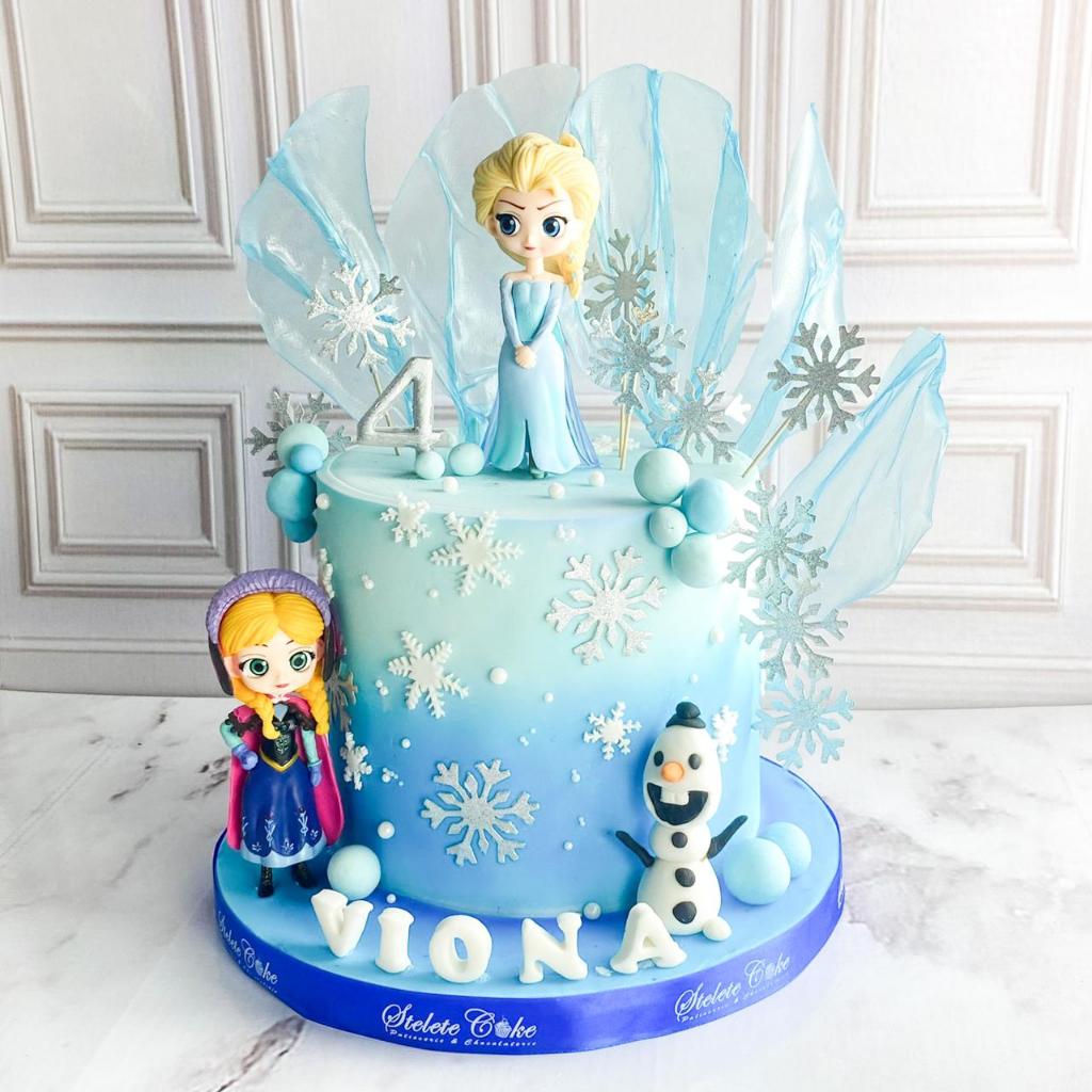 Jual Kue Ulang Tahun/Birthday Cake/Kue Ultah Tema Frozen Anna Elsa Olaf ...