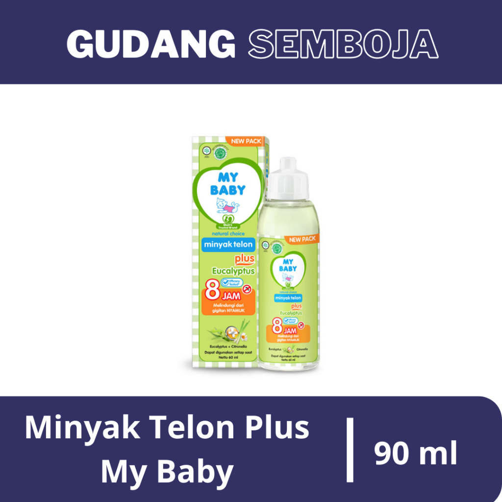 Jual My Baby Minyak Telon Plus 90 ml / Minyak Bayi 8 Jam Anti Nyamuk ...