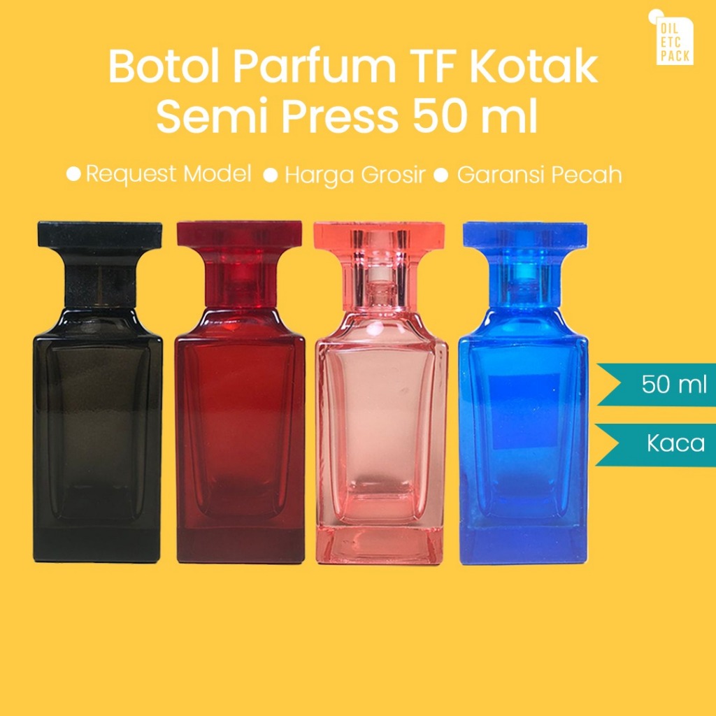 Jual Botol Spray Parfum Kaca TF 50ml Semi-Press (MENGGUNAKAN ALAT ...