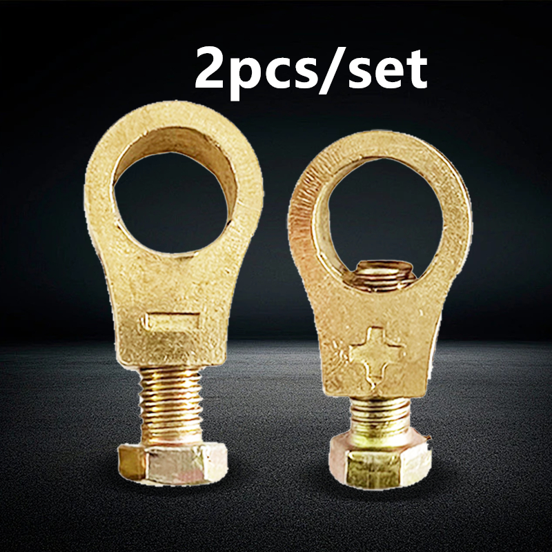 Jual 2pcs/Set Terminal Kepala Aki Mobil Bahan Kuningan Klem Mobil ...