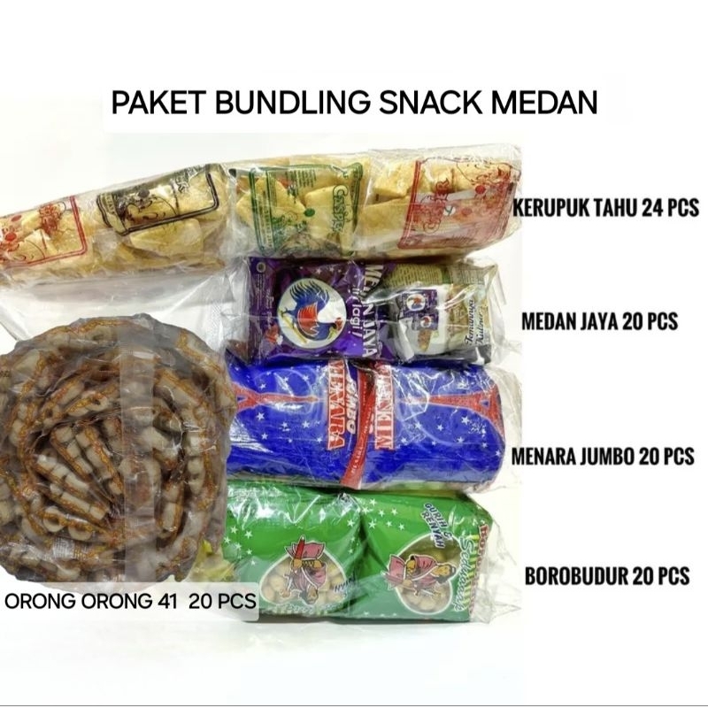 Jual PAKET BUNDLING SNACK MEDAN JADUL | Shopee Indonesia