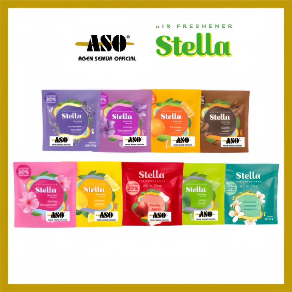 Jual Stella All in One AIO pengharum ruangan air fresher 43gr + 13gr ...