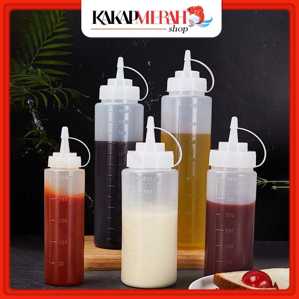 Jual Botol Saos Kecap Minyak Dapur mayonais Plastik Food Grade Botol ...