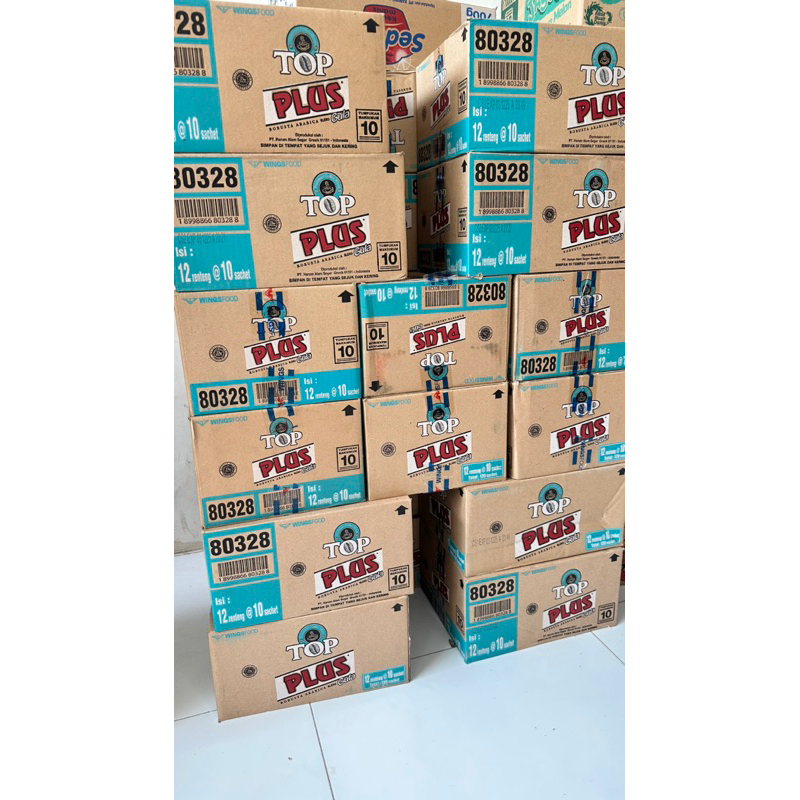 Jual PROMO 1 karton KOPI TOP PLUS isi 12 renteng ( 12x10x18gr) | Shopee ...