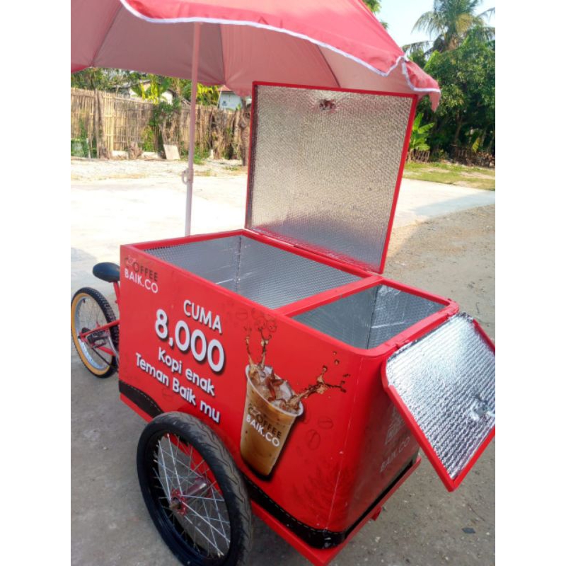Jual Sepeda Kopi dan Box 2 pintu ukuran 100x60 Free Sticker dan Payung ...