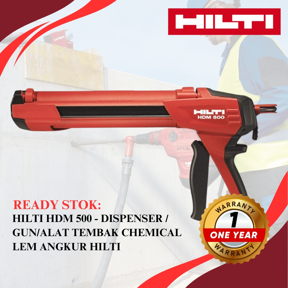 Jual HILTI HDM 500 - DISPENSER / GUN/ALAT TEMBAK CHEMICAL LEM ANGKUR ...