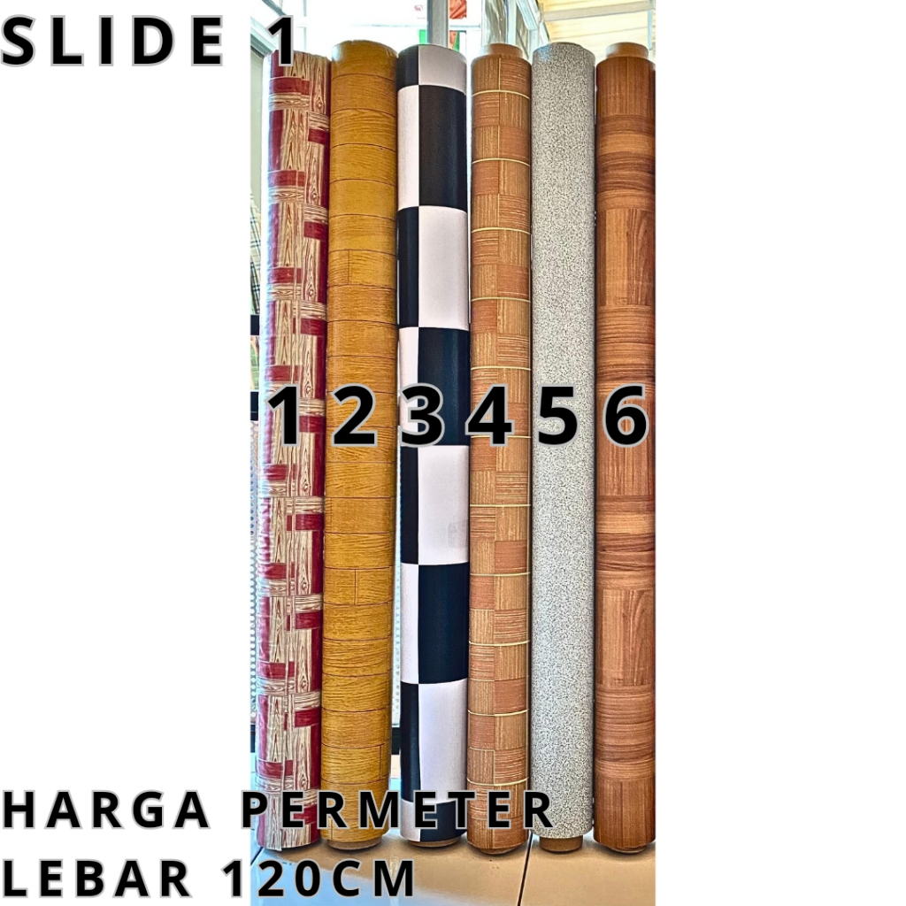 Jual Karpet plastik lantai vinyl (lebar 120 cm)meteran/perlak taplak meja harga per meter ...