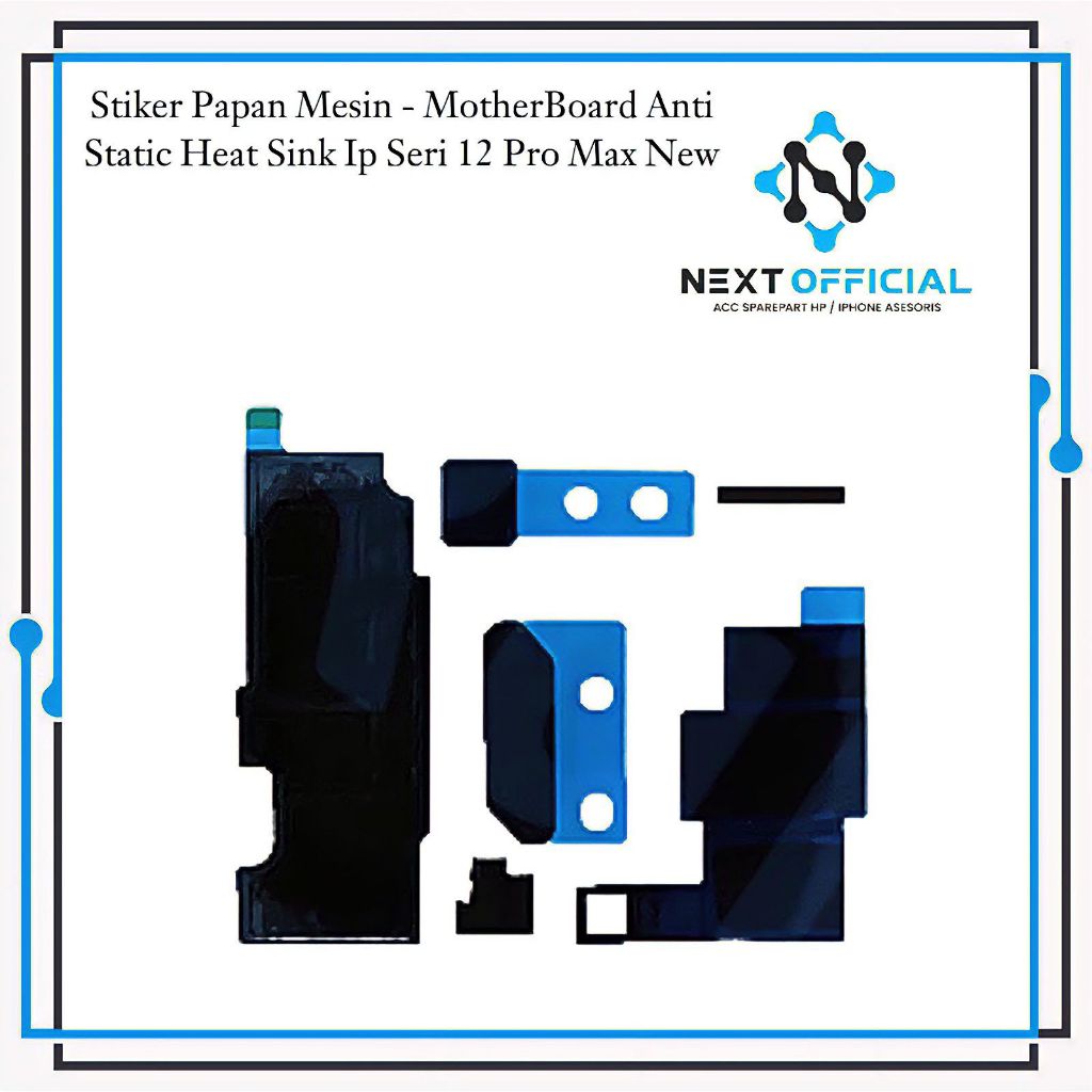 Jual Stiker Papan Mesin - MotherBoard Anti Static Heat Sink Stiker Ip ...