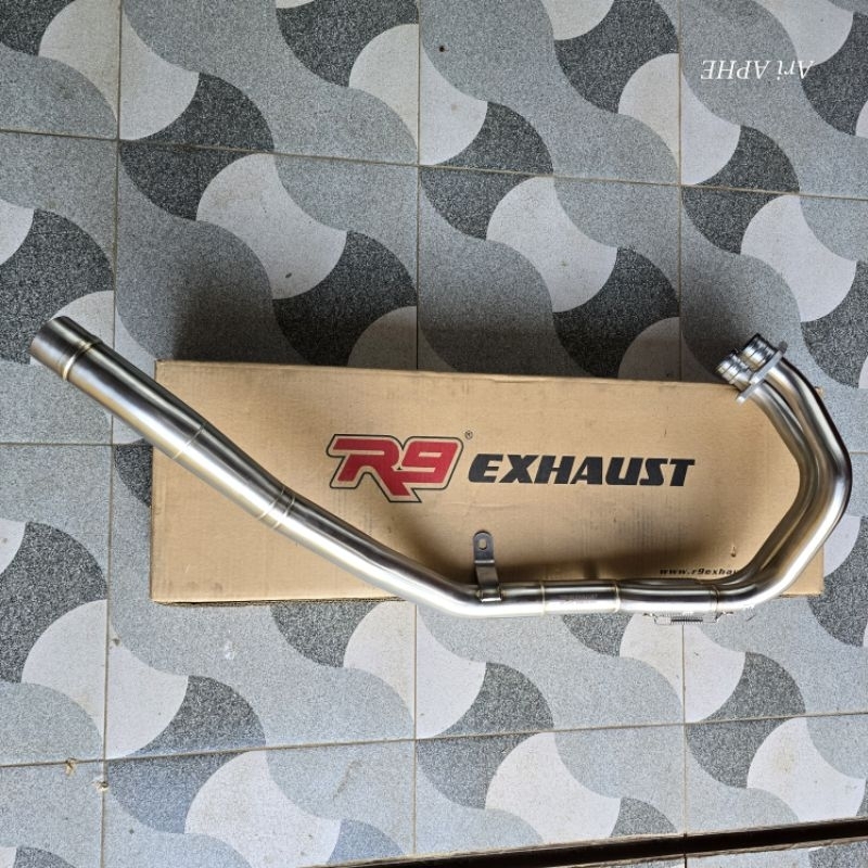 Jual header pipa leher knalpot R9 original honda CBR250RR cbr 250 rr ...