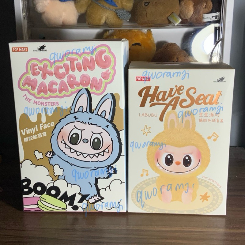 Jual labubu original popmart v1 macaron v2 have a seat SEALED | Shopee ...