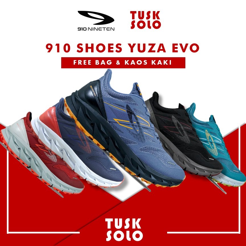 Jual Sepatu Lari Gunung 910 Nineten Yuza Evo Original Sepatu Trail ...