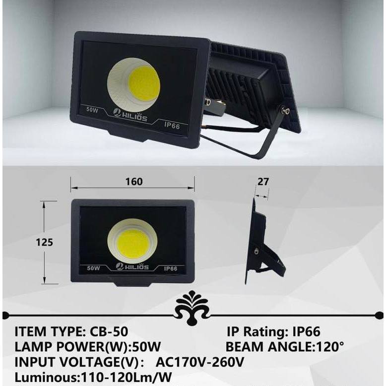 Jual LAMPU SOROT LED COB 50W / LAMPU TEMBAK LED 50 WATT / LAMPU OUTDOOR LED - 50W PUTIH | Shopee ...