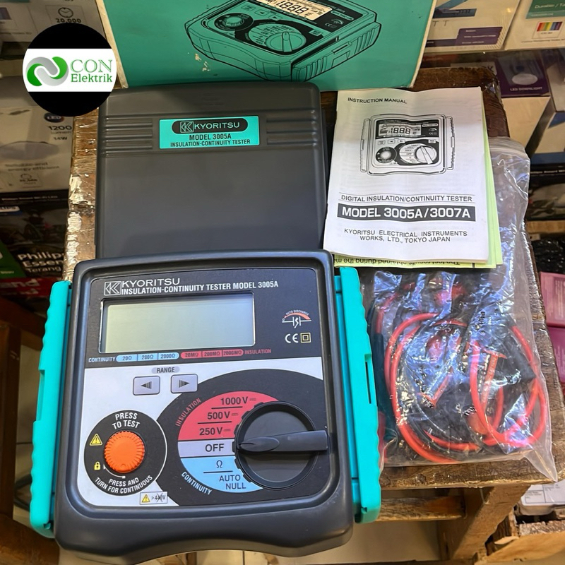 Jual KYORITSU 3005A 3005 A Digital Insulation / Continuity Tester ...