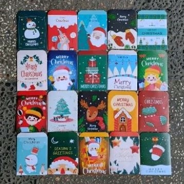 Jual Amplop Natal Merry Christmas Ukuran Medium / Angpo Angpau Hangbao ...