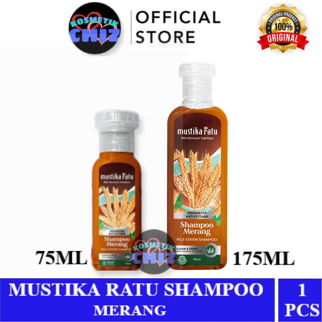 Jual MUSTIKA RATU Shampoo Merang 175 mL - Shampo Mengurangi Gatal ...