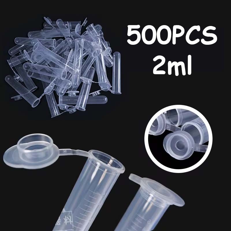 Jual 500pcs Tabung Centrifuge PCR Tube 2ml Microtube 2ml Tabung Eppendorf Tabung Sentrifuge ...