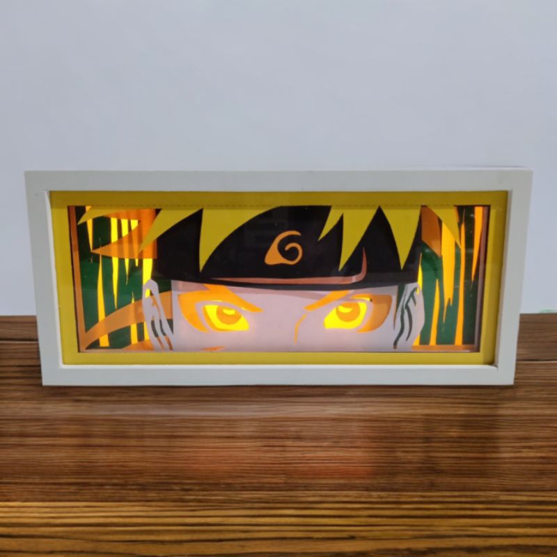 Jual Anime Lightbox 3D Lampu LED Naruto - Uzumaki Naruto Light Box ...