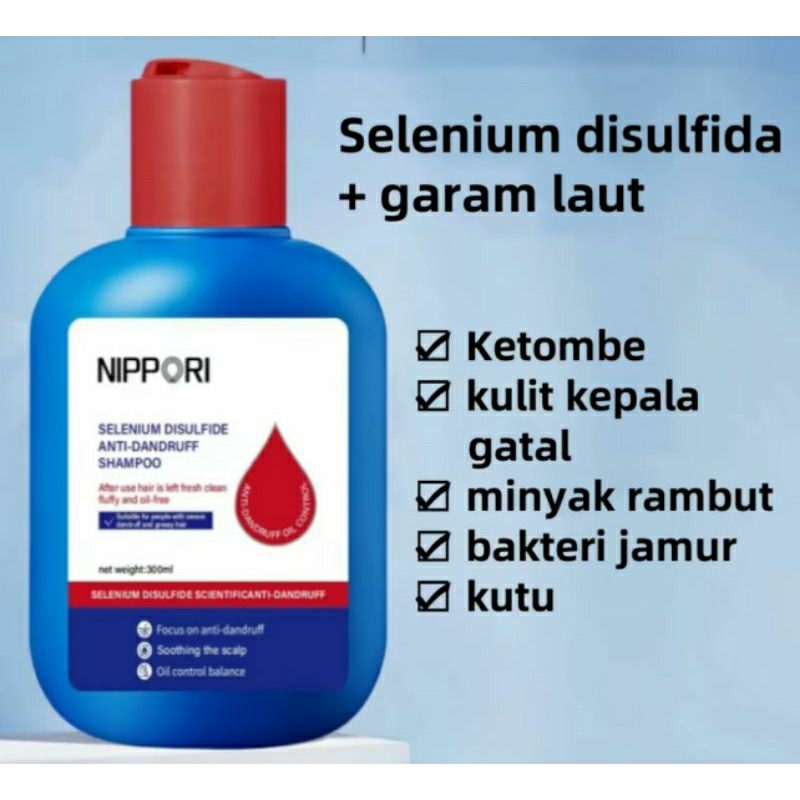 Jual NIPPORI Selenium Disulfide Shampoo Helps Control Oil And Reduce ...