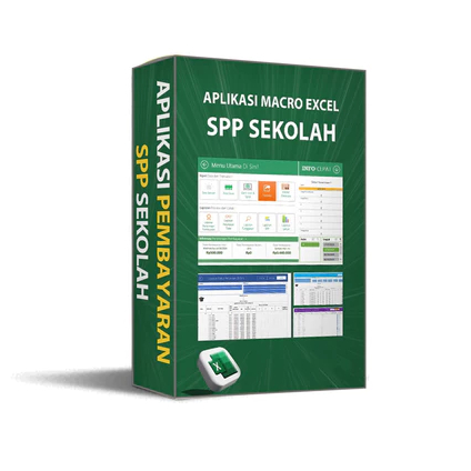 Jual APLIKASI SPP SEKOLAH - Program Aplikasi Excel Macro untuk ...