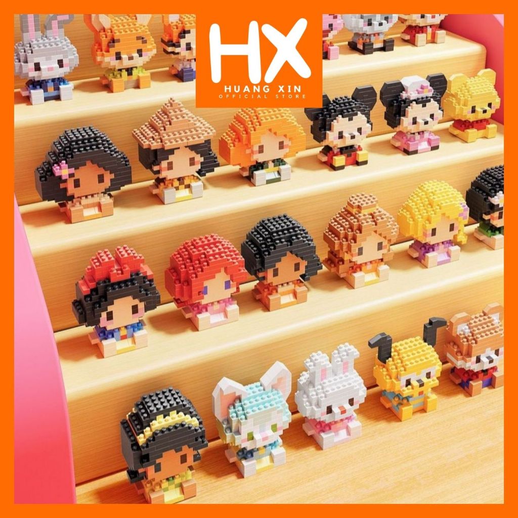 Jual HX Mini Brick Princess Building Blok Toys Puzzle Mainan Anak Balok ...