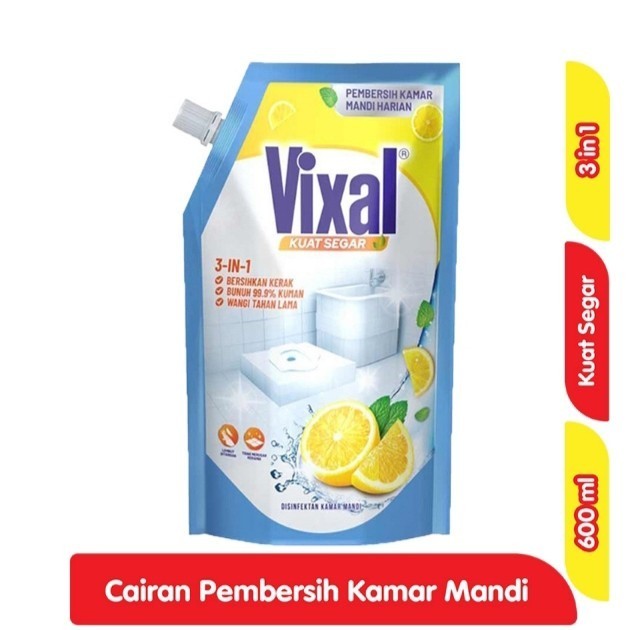 Jual Vixal Pembersih Toilet Porselen Kamar Mandi Ekstra Kuat 600ml ...