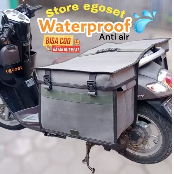 Jual tas motor waterproof tas kurir tas obrok motor tas ronjot tas pos ...